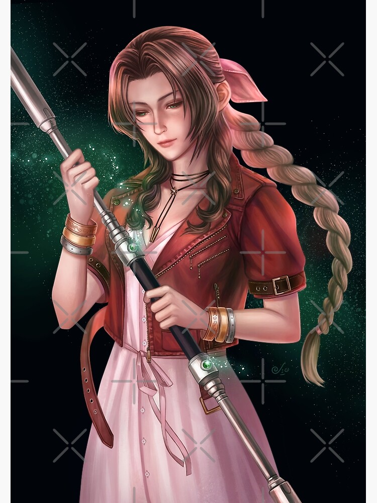 "Final Fantasy VII - FF7R - Aerith Gainsborough" Poster by LeorenArt ...