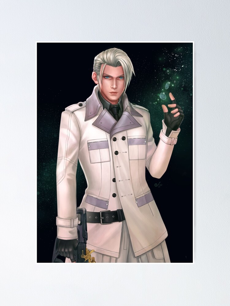 "Final Fantasy VII - FF7R - Rufus" Poster for Sale by LeorenArt | Redbubble