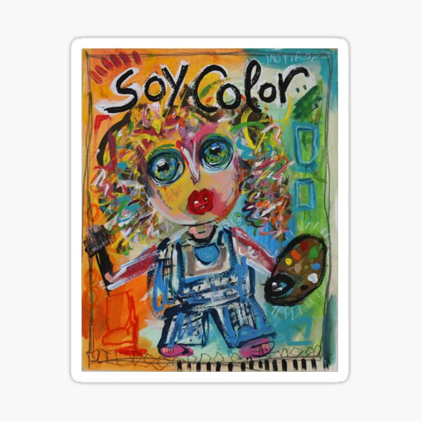 "Pretty girls - I AM COLOR" Sticker by KarineGiffoni | Redbubble