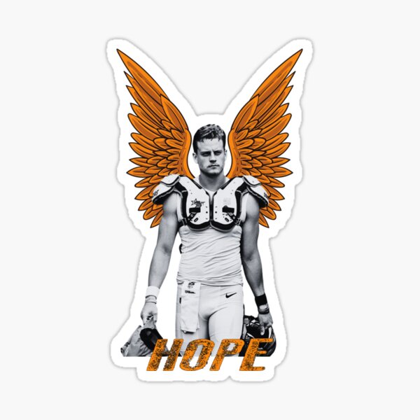 "joe burrow fan art" Sticker by bibbswsund | Redbubble