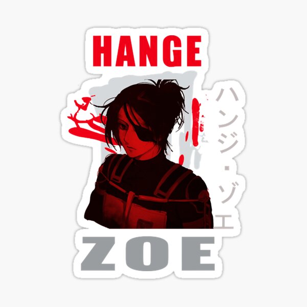 "Hange Zoe " Sticker by icholas70 | Redbubble