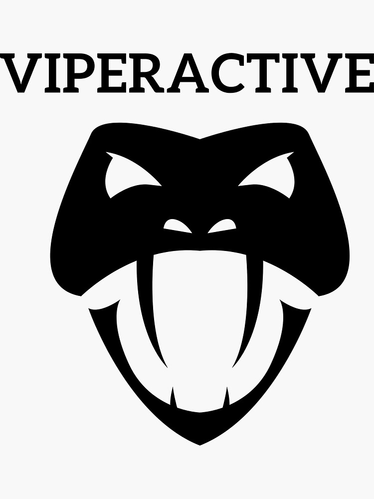 "Viperactive" Sticker for Sale by pawtytime | Redbubble