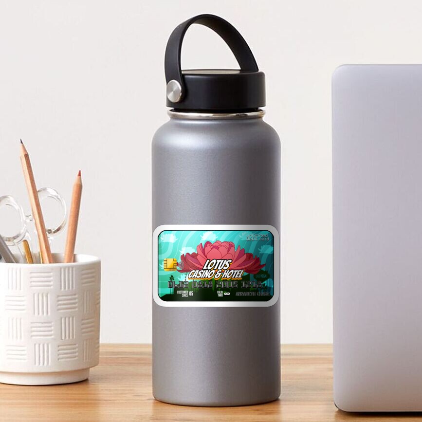 "Percy Jackson - Lotus Casino Debit Card" Sticker by babyimfull | Redbubble