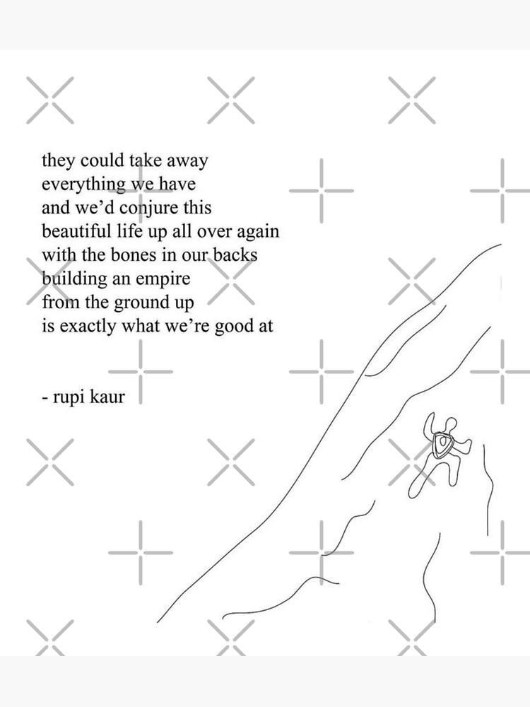 "Poem by rupi kaur" Poster for Sale by Autummnn | Redbubble