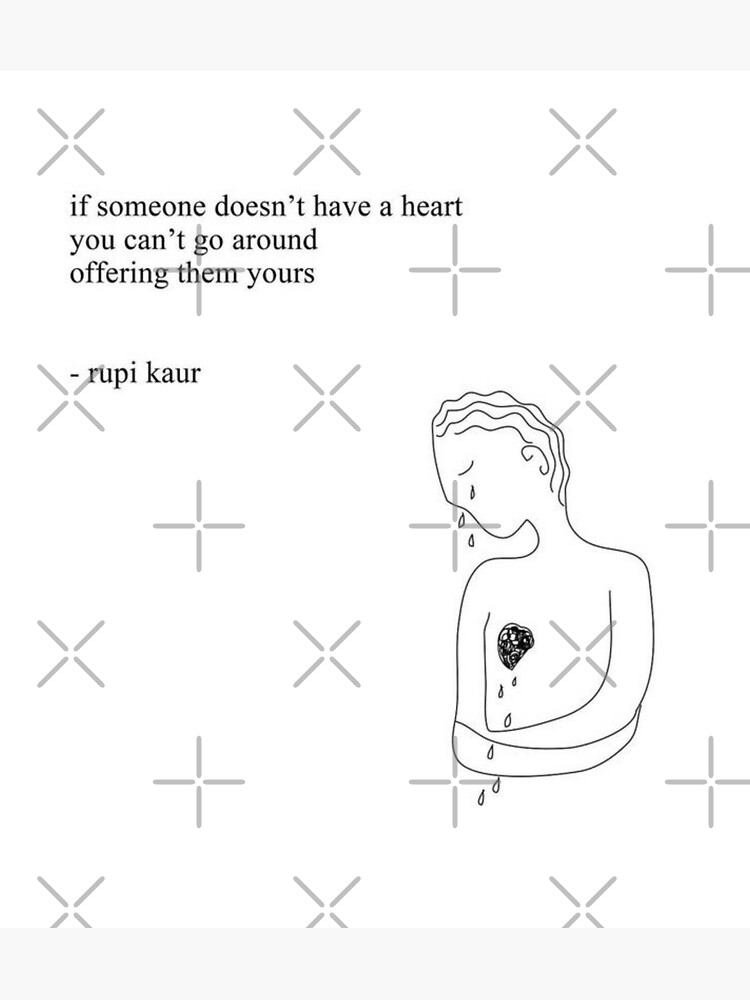 "Poem by rupi kaur" Poster for Sale by Autummnn | Redbubble