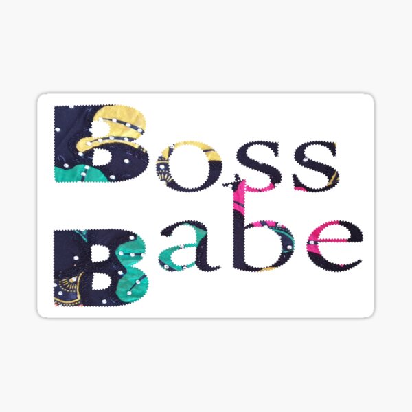 "Boss Babe" Sticker by officialkatep | Redbubble