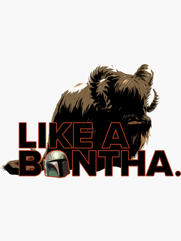 "Like a Bantha" Sticker for Sale by JpegJosh | Redbubble