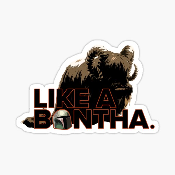 "Like a Bantha" Sticker for Sale by JpegJosh | Redbubble