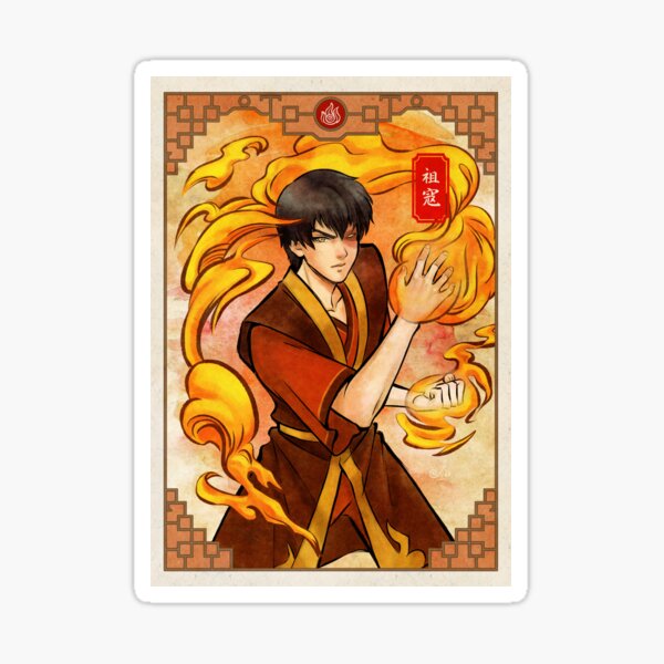 "Avatar the Last Airbender / ATLA - Zuko" Sticker by LeorenArt | Redbubble