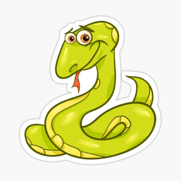 "Cute snake" Sticker for Sale by Alair-In | Redbubble