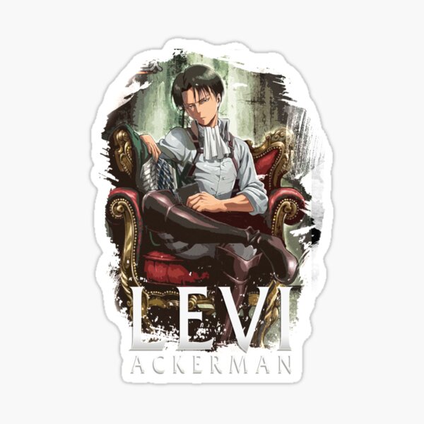 "Attack on Titan - Captain Levi" Sticker by culpdquarter | Redbubble