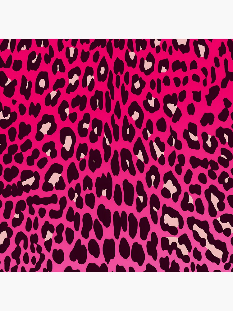 "Pink Leopard Print" Sticker by aamaranth | Redbubble
