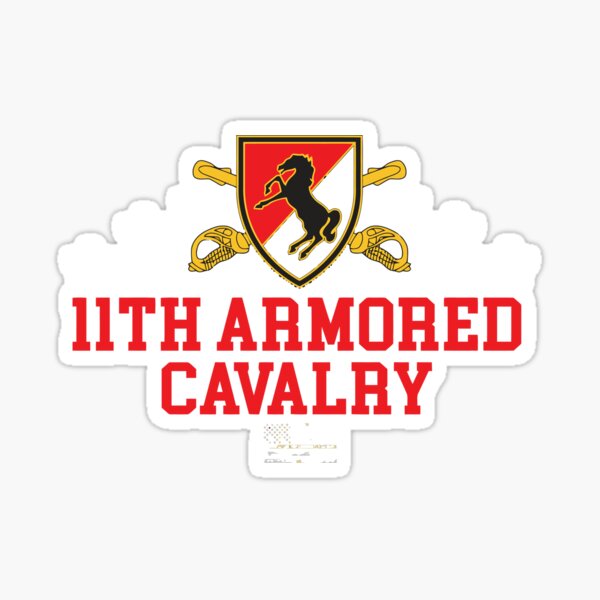 "11Th Armored Cavalry Regiment 11Th Acr" Sticker for Sale by madisonbau ...