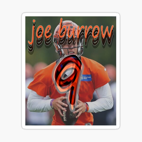 "Joe Burrow " Sticker for Sale by Saif6X | Redbubble