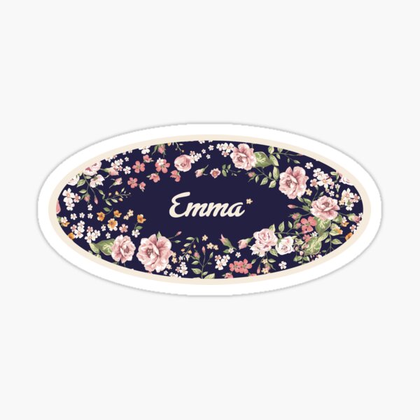 "Emma" Sticker for Sale by Name4Love | Redbubble