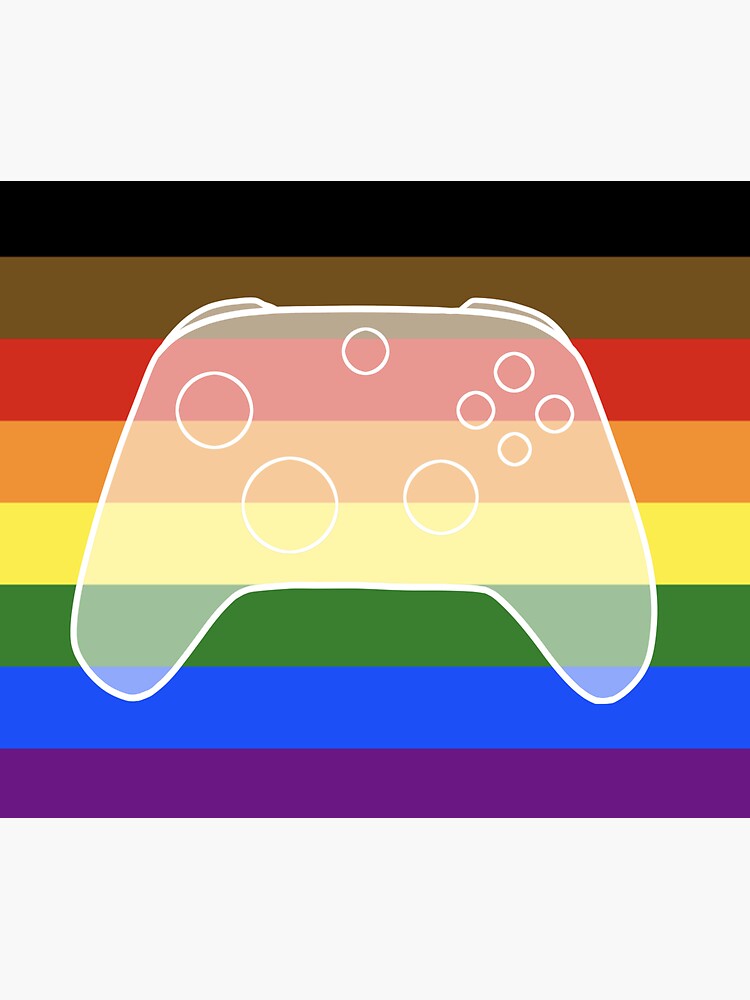 "XBox gamer pride- LGBTQ+ people of color inclusive" Sticker by MartheJ ...