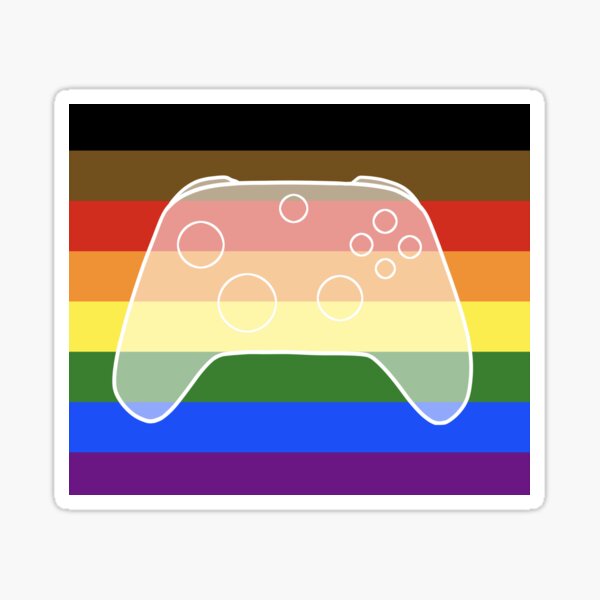 "XBox gamer pride- LGBTQ+ people of color inclusive" Sticker by MartheJ ...