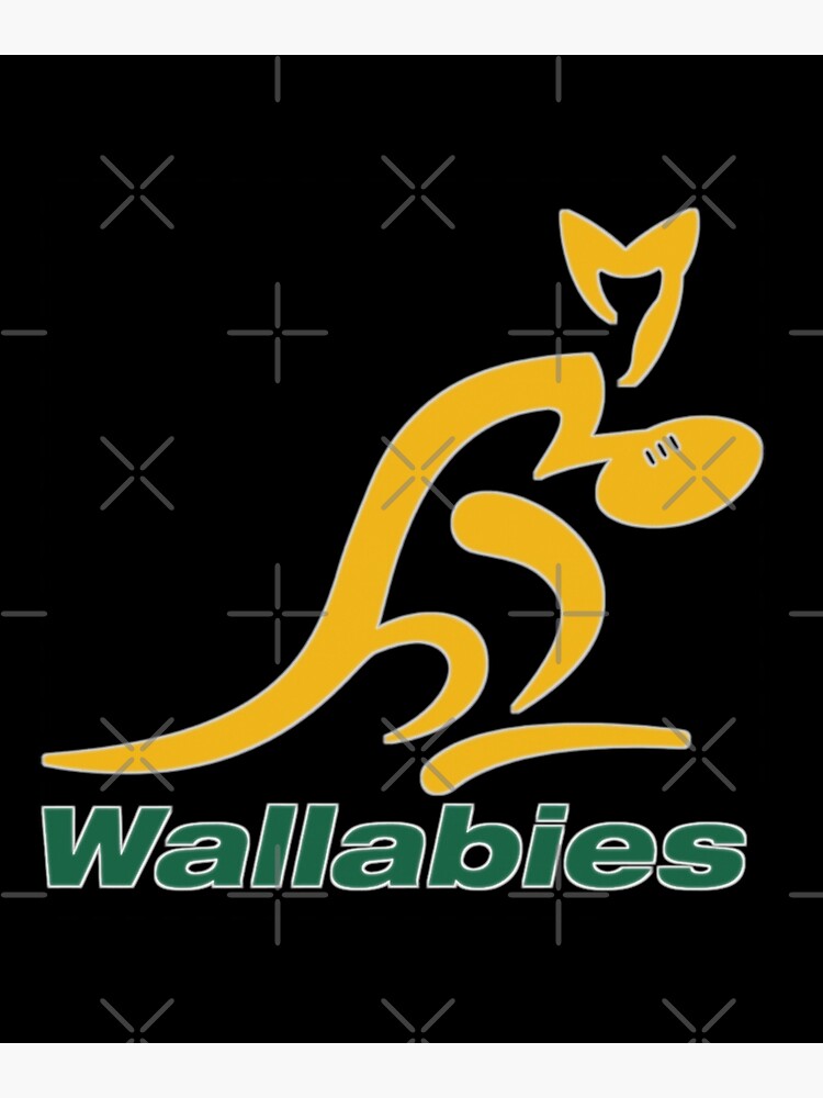 "Wallabies,Wallabies stickers,logo Wallabies " Poster for Sale by ...