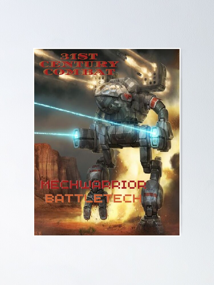 "Mechwarrior Battletech theme design " Poster for Sale by Wulhgard ...
