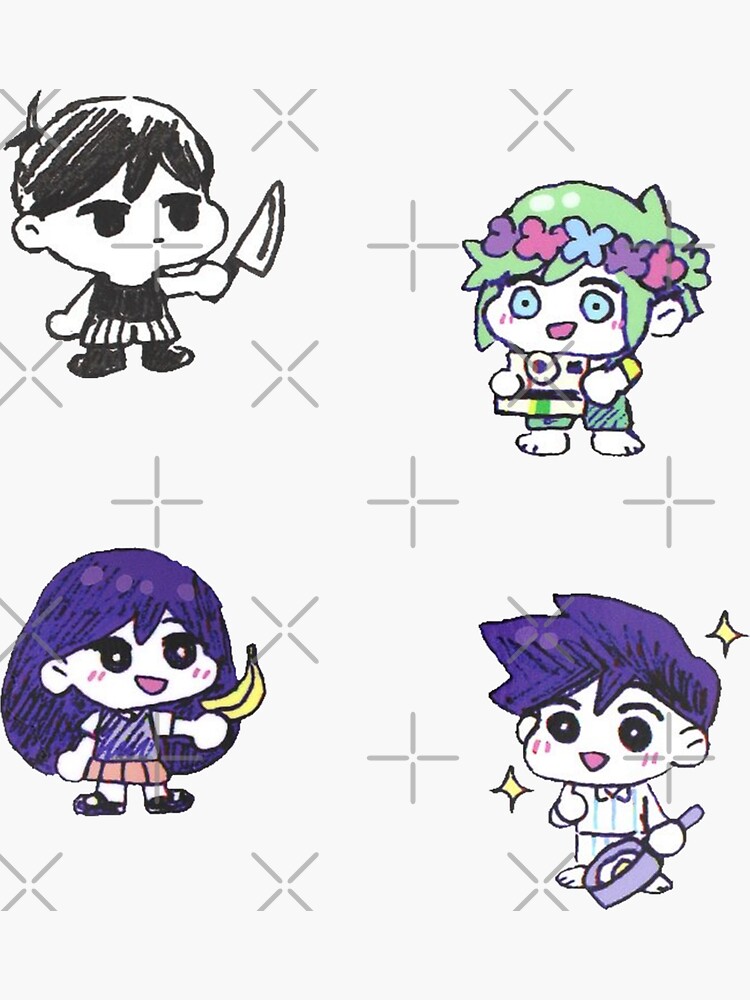 "Omori Aubey Sunny 8 Bit - Omori Memes - OMORI Sticker Pack" Sticker ...