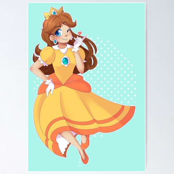 "Princess Daisy" Poster for Sale by Fuu-Kuma | Redbubble