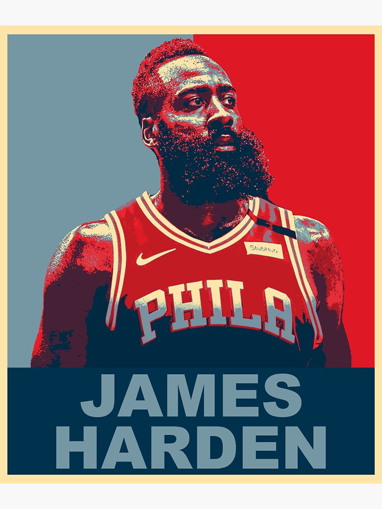 "James Harden" Sticker by Logo0o | Redbubble