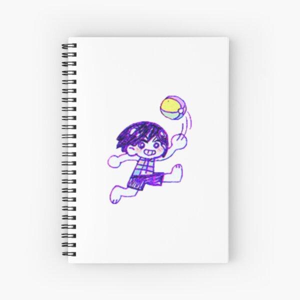 "Omori Aubey Sunny 8 bit - Omori Memes - OMORI #3" Spiral Notebook by ...