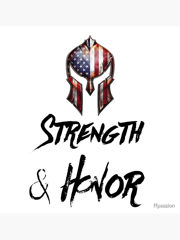 "Spartan Strength and Honor Gear" Poster by ffpassion | Redbubble