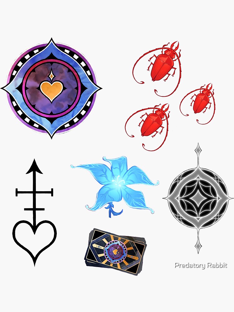 "The Arcana Sticker Pack" Sticker for Sale by Rainz-Storm | Redbubble