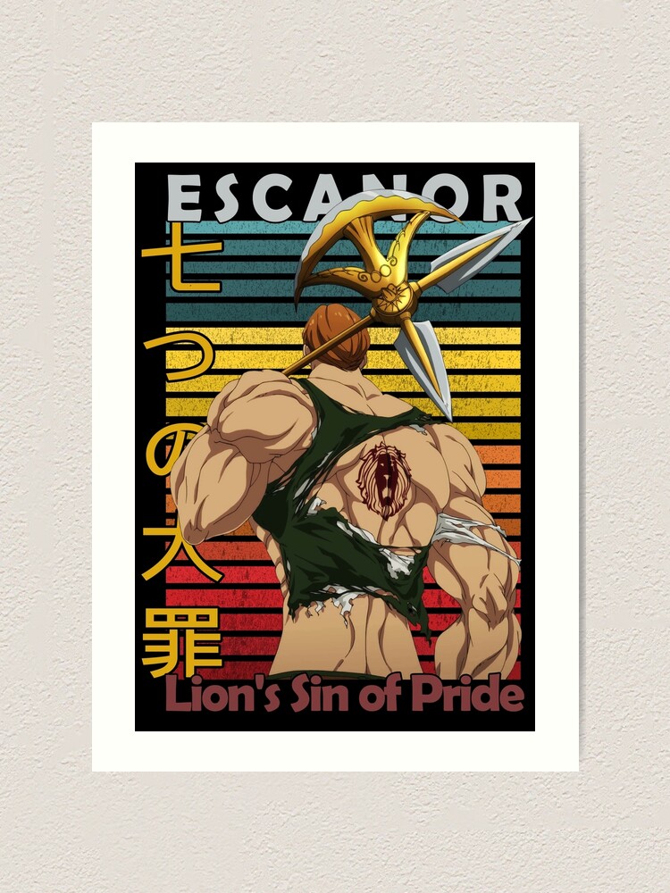 "Escanor Lion Sin of Pride The Seven deadly sins Nanatsu no taizai ...