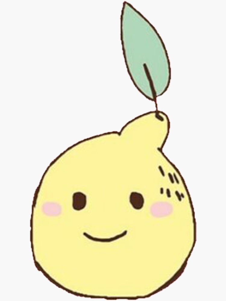 "lemon boy - cavetown " Sticker by Pipparachel | Redbubble