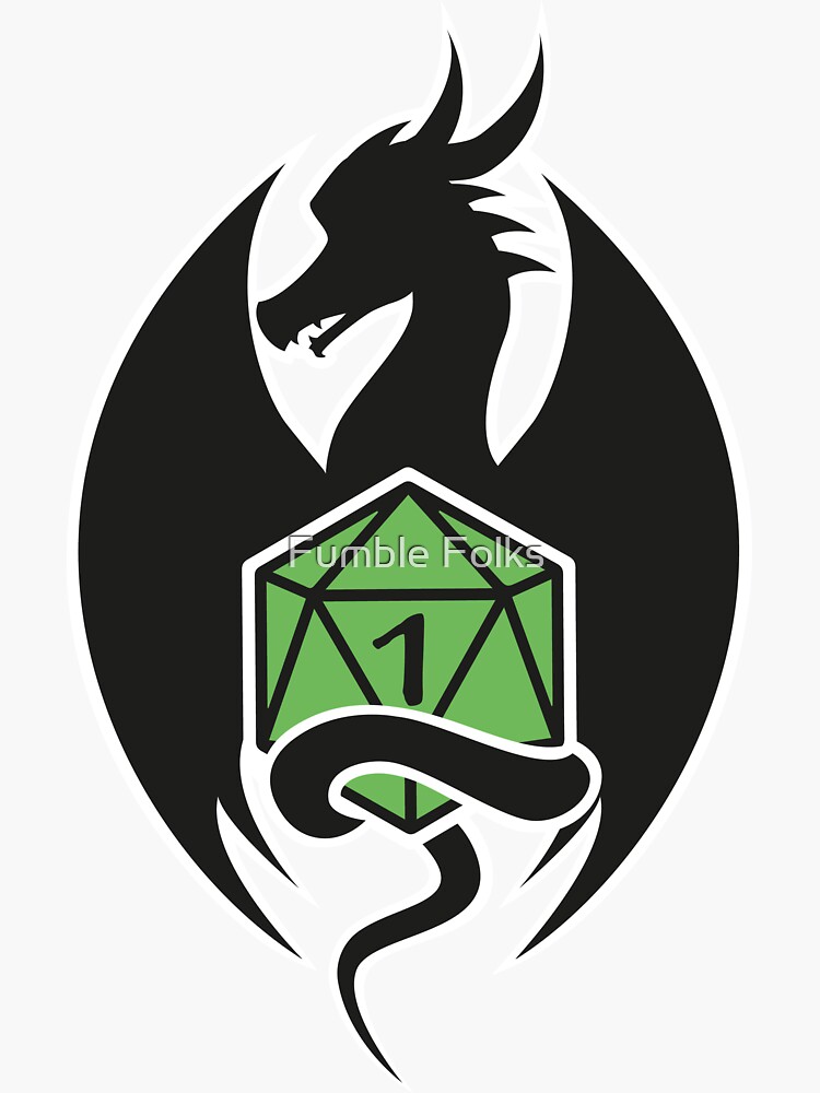 "Fumble Folks Logo Variation " Sticker by FumbleFolks | Redbubble