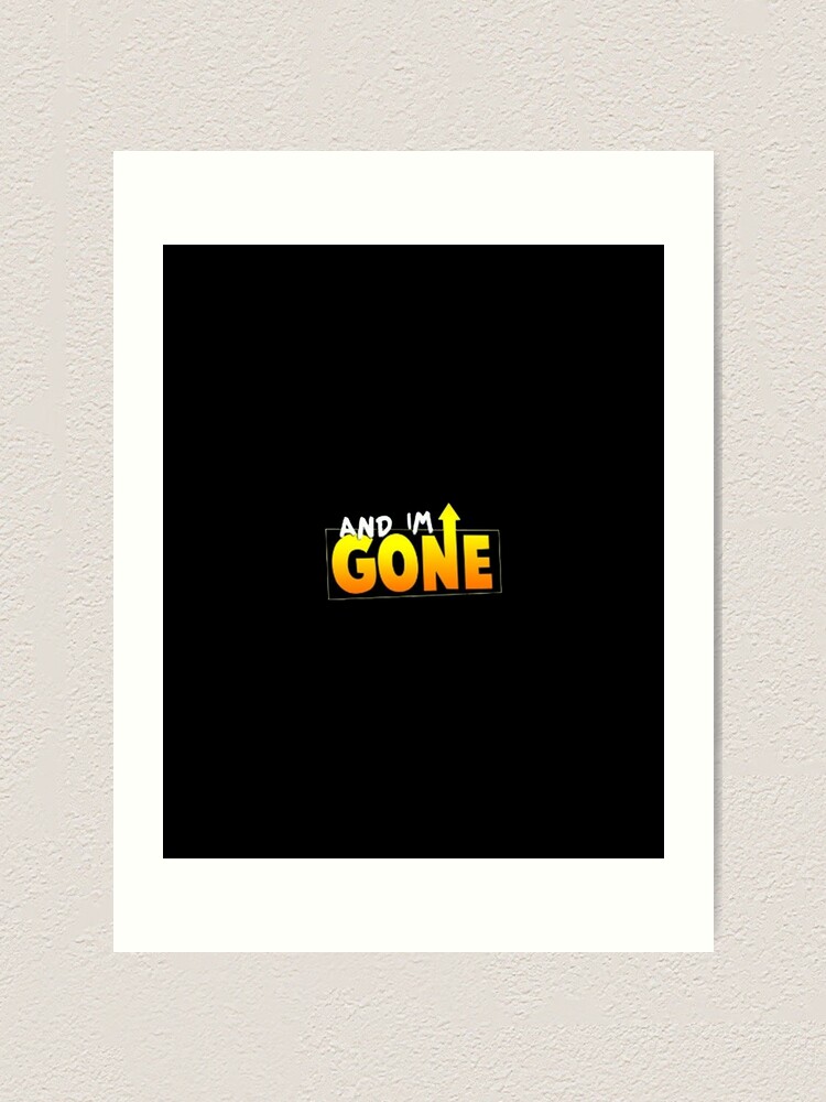 "Gone tk logo" Art Print by CMartin19 | Redbubble