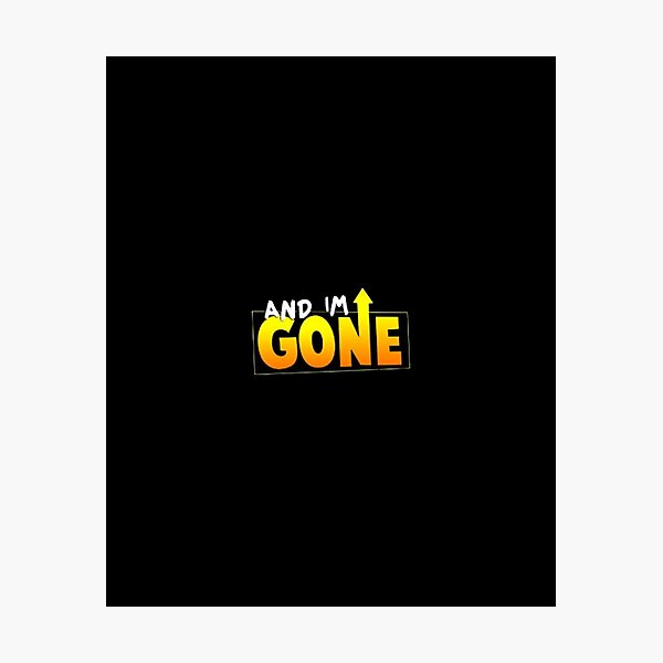 "Gone tk logo" Photographic Print by CMartin19 | Redbubble