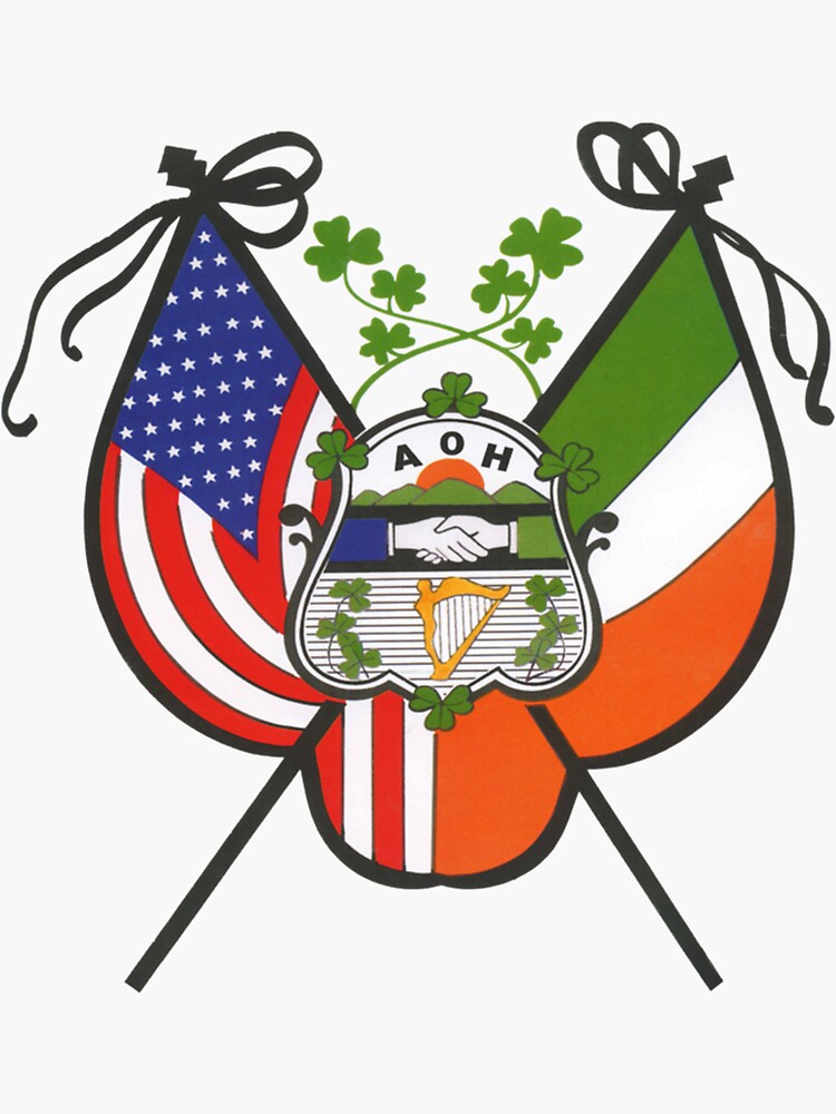 "Ancient Order of Hibernians Premium " Sticker for Sale by RudeCrudeUKs ...