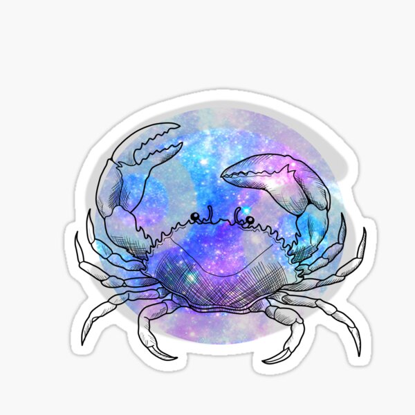 "Cancer Zodiac star sign " Sticker by Jadestonedesign | Redbubble