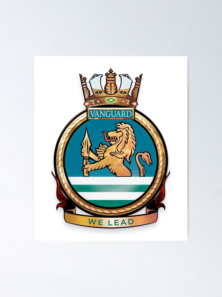 "HMS Vanguard Crest - 1946 to 1960" Poster for Sale by Zosohacker ...