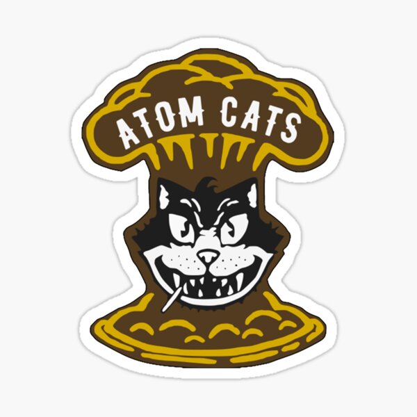 "Atom cats high quality " Sticker for Sale by ScriblrCrearTs | Redbubble