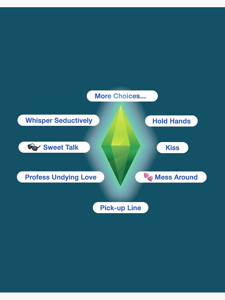 "The Sims - Interactions Relaxed Fit " Art Board Print for Sale by ...