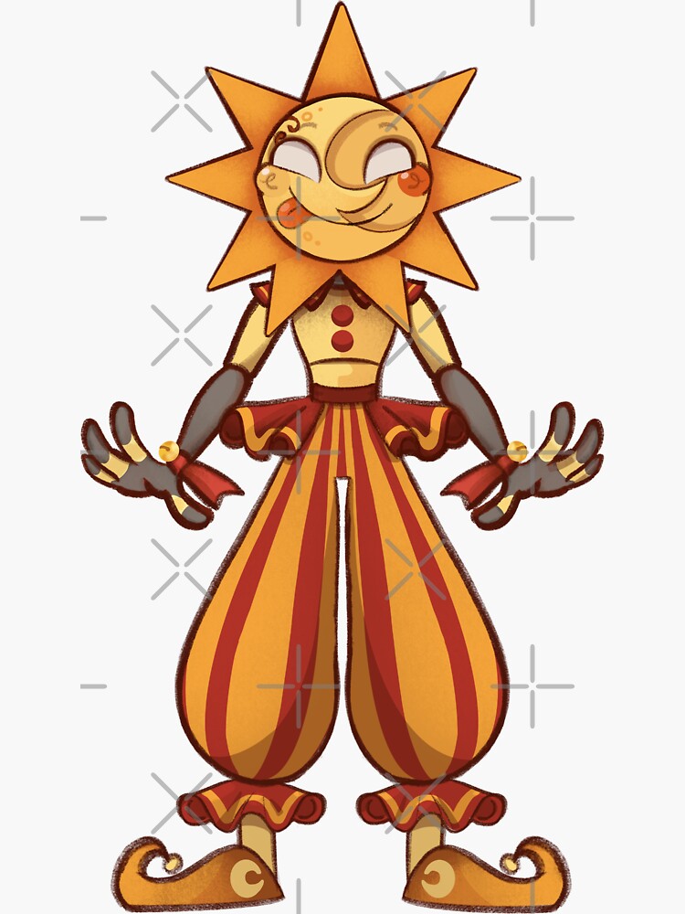 "Sundrop fnaf" Sticker for Sale by MinaDoodlesRB | Redbubble