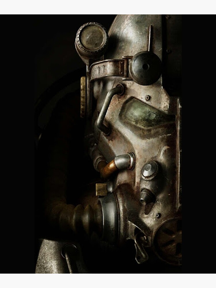 "Fallout 4 Power Armor " Poster for Sale by ScriblrCrearTs | Redbubble