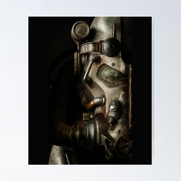 "Fallout 4 Power Armor " Poster for Sale by ScriblrCrearTs | Redbubble
