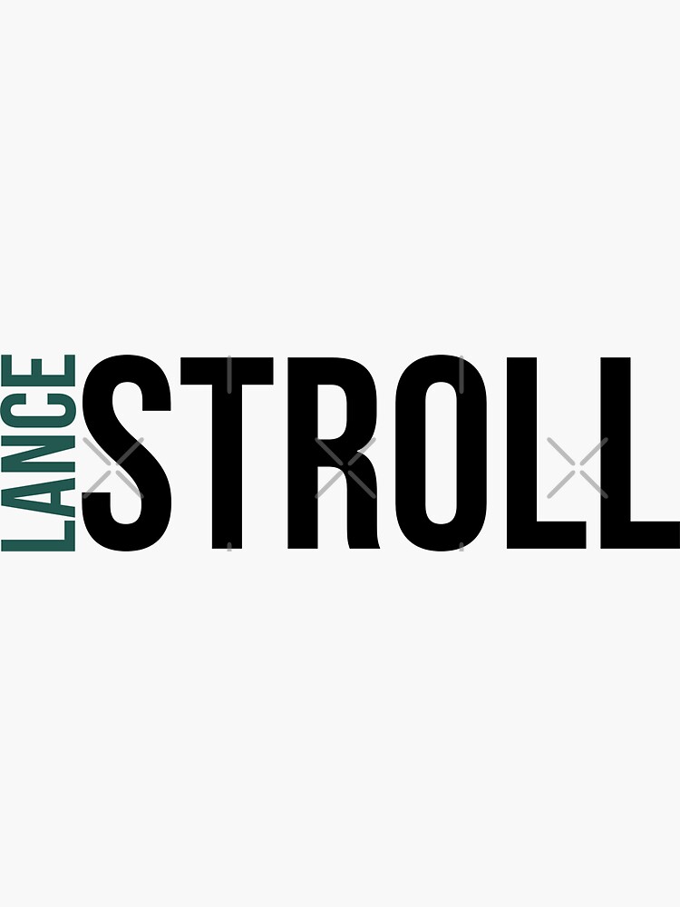 "Lance Stroll Driver Name - 2022 Season" Sticker for Sale by GreazyL ...