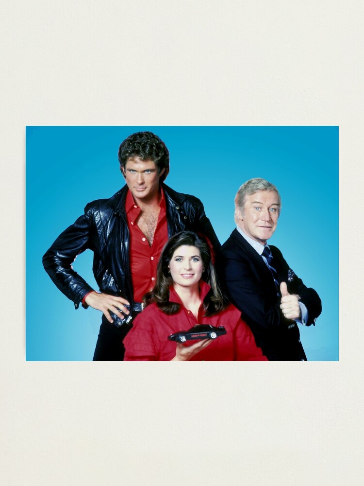 "Knight Rider Team, Knight Rider KITT, David Hasselhoff " Photographic ...