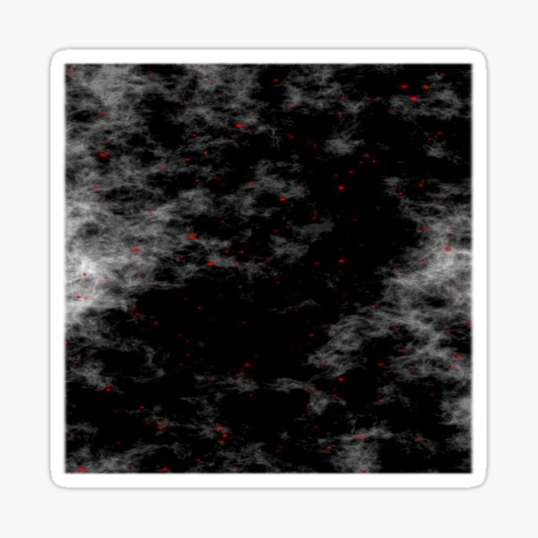 "Ghostly Dark Energy" Sticker for Sale by StylusShade | Redbubble