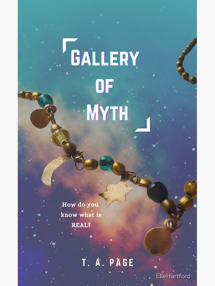 "Gallery of Myth book cover" Sticker by ElleHartford | Redbubble