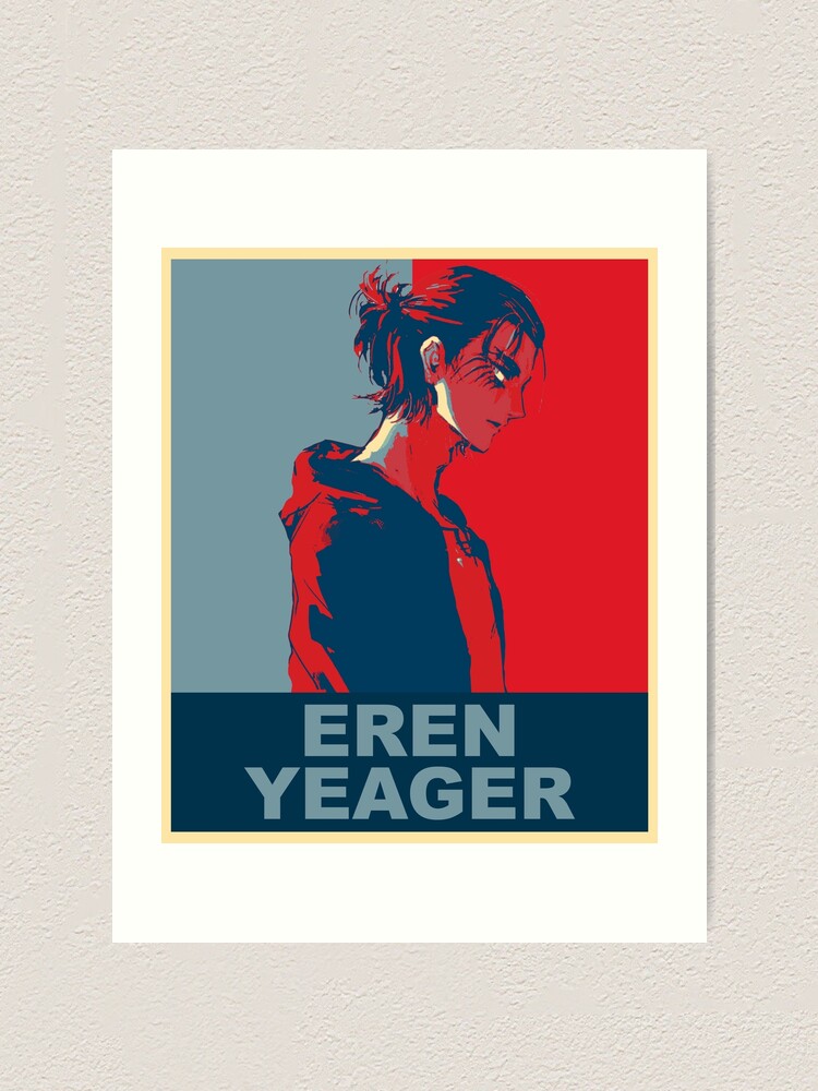 "Eren Yeager Anime & Manga Lovers" Art Print for Sale by Logo0o | Redbubble