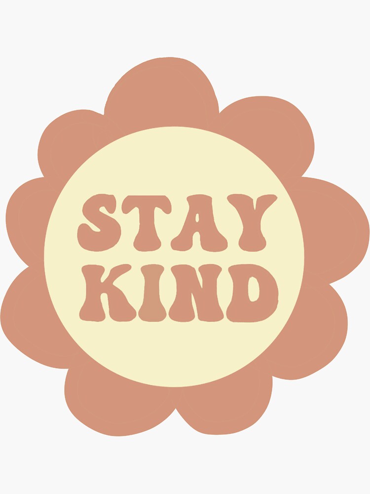 " Stay Kind - abstract pastel design" Sticker for Sale by adorabl-daisy ...