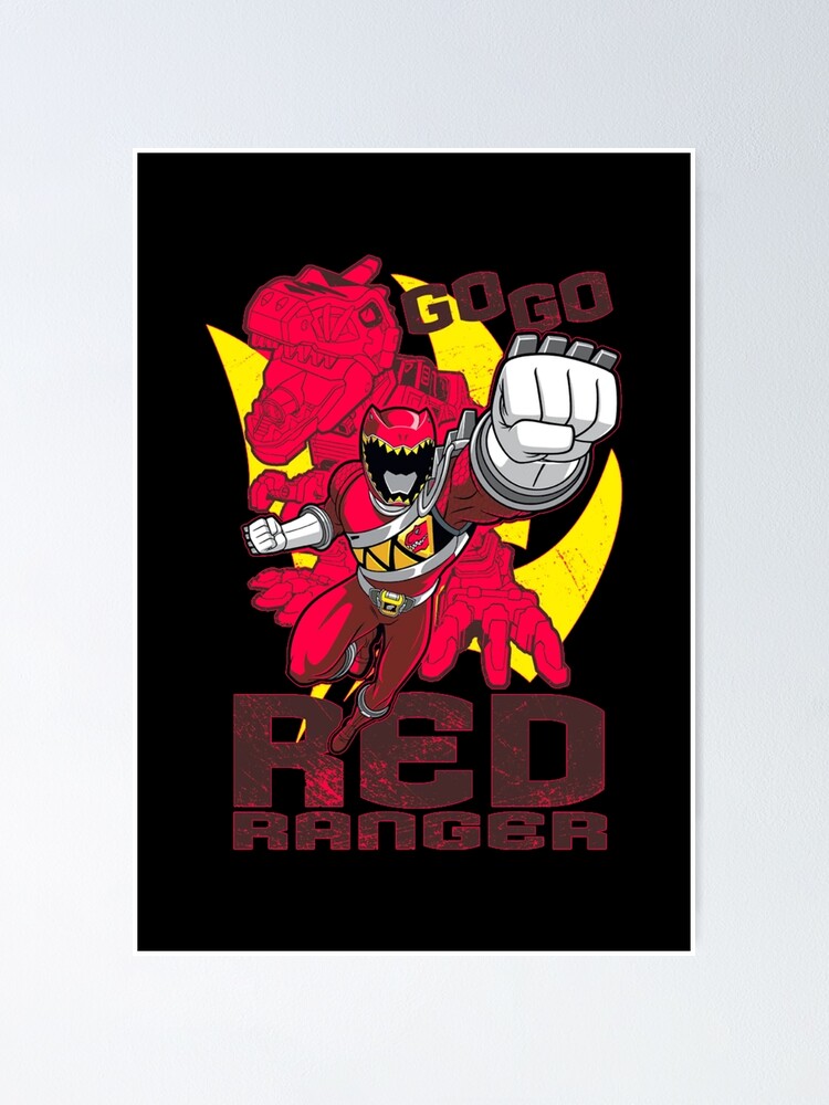 "Red Ranger" Poster by Ravensclaw3 | Redbubble