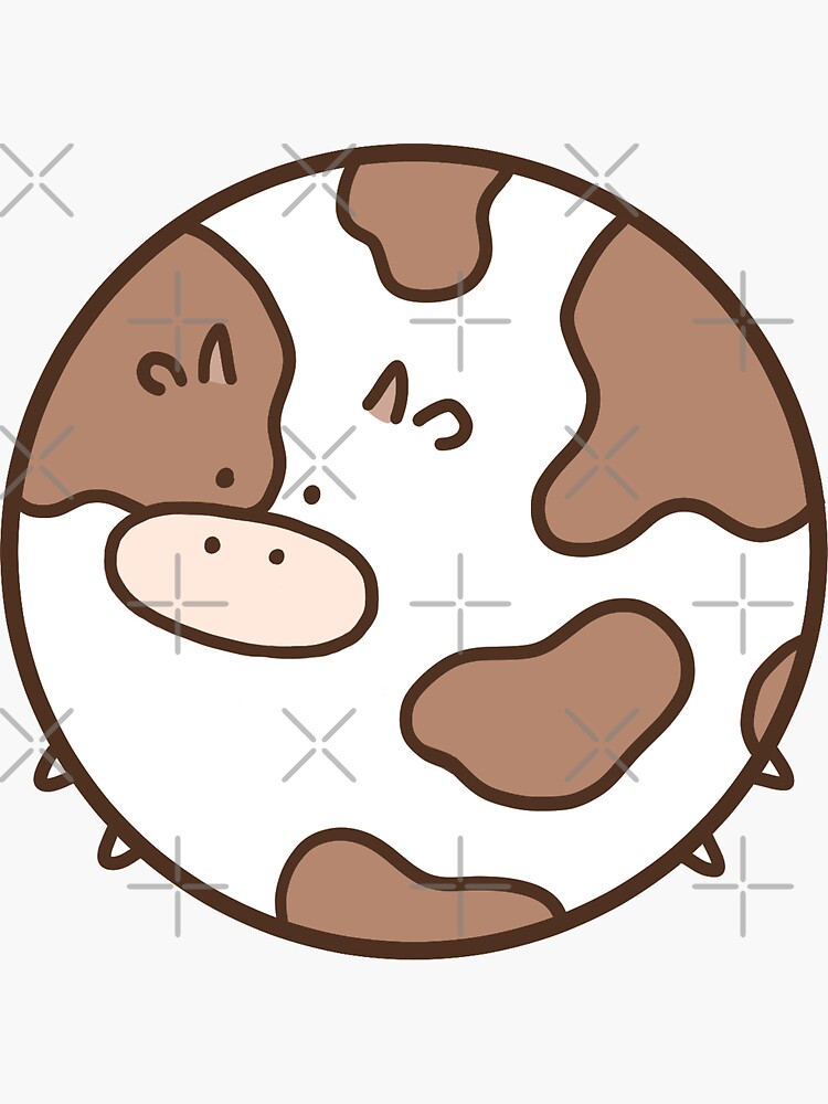 "Spherical Cow" Sticker for Sale by prettybourgeois | Redbubble